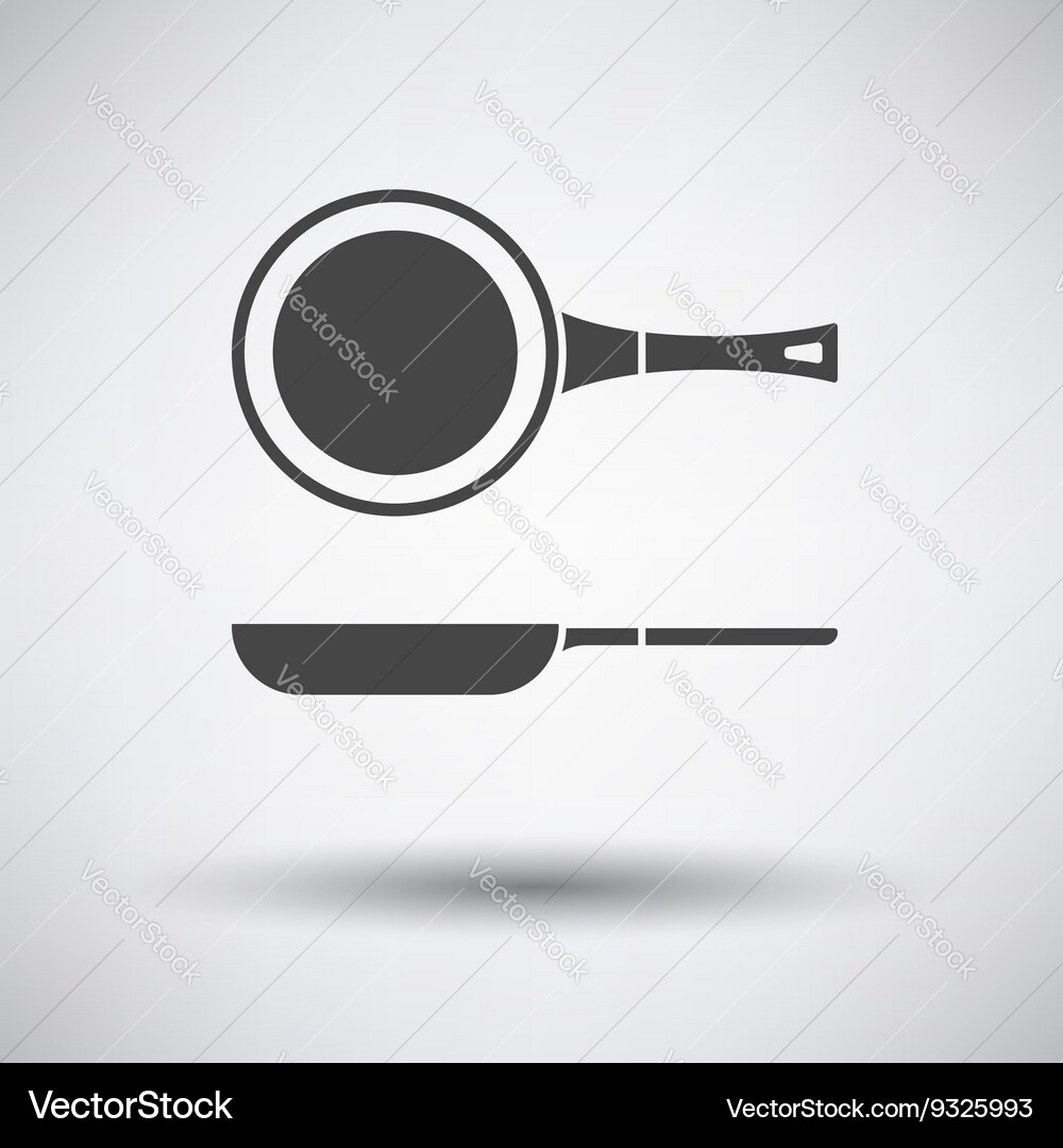 Kitchen pan icon Royalty Free Vector Image - VectorStock