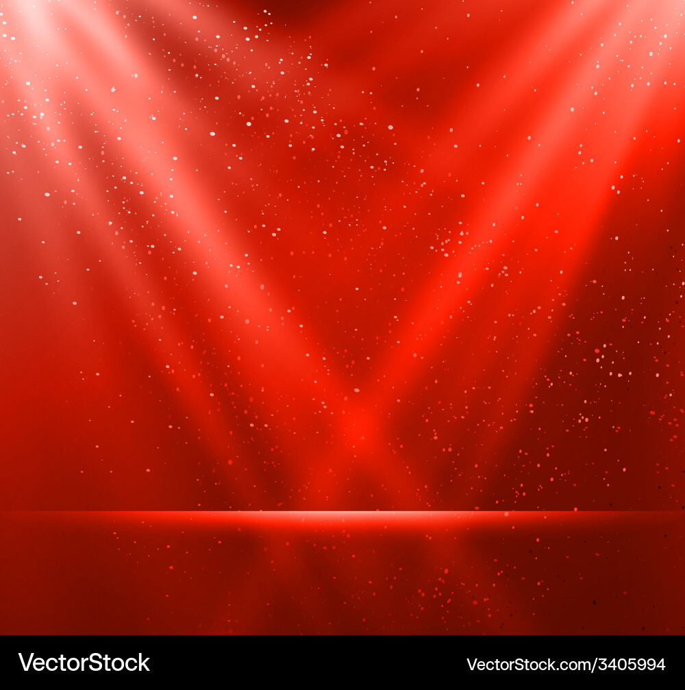 Abstract magic red light background Royalty Free Vector