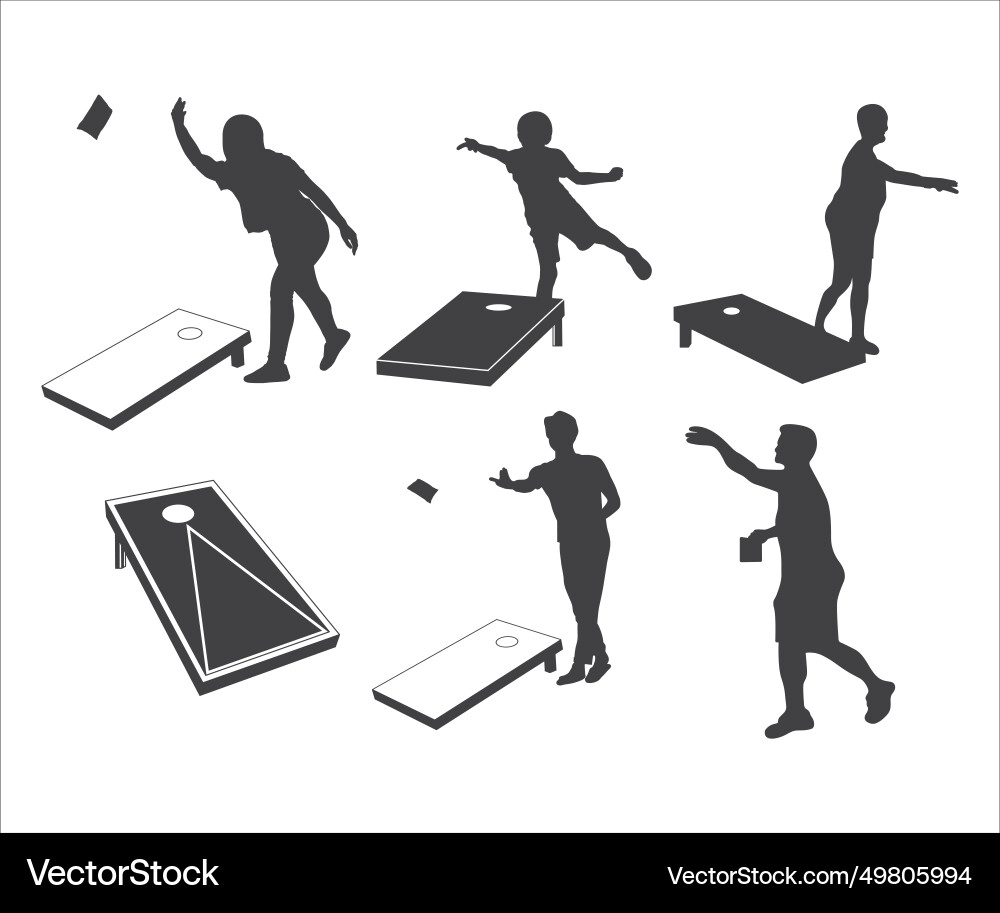 Silueta De Dama Clip Art Cornhole 1+ Hundred Corn Hole Silhouette