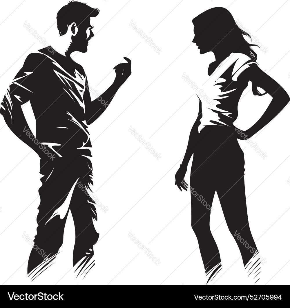 Spat symphony dynamic logo for couple discord Vector Image