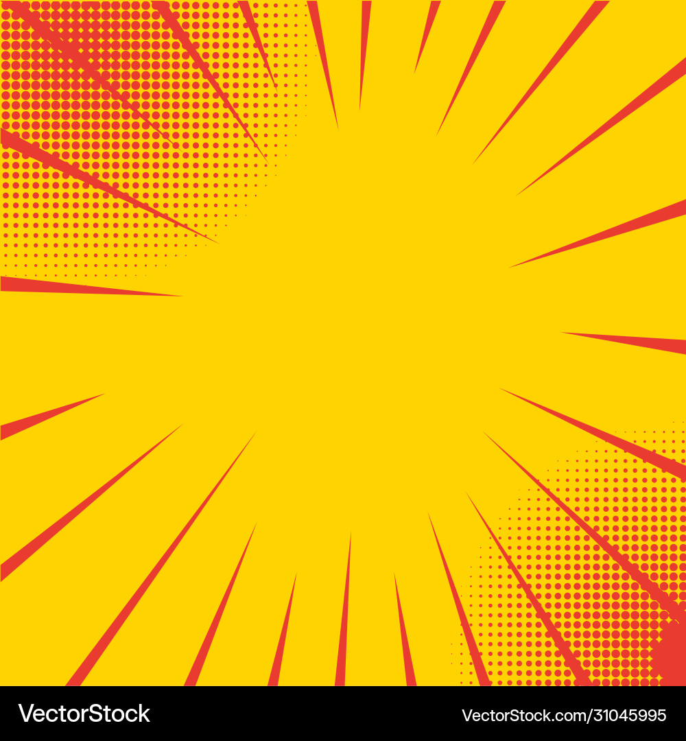 Comic background in pop art line style Royalty Free Vector