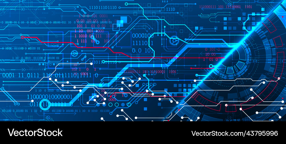 Abstract background on technological Royalty Free Vector