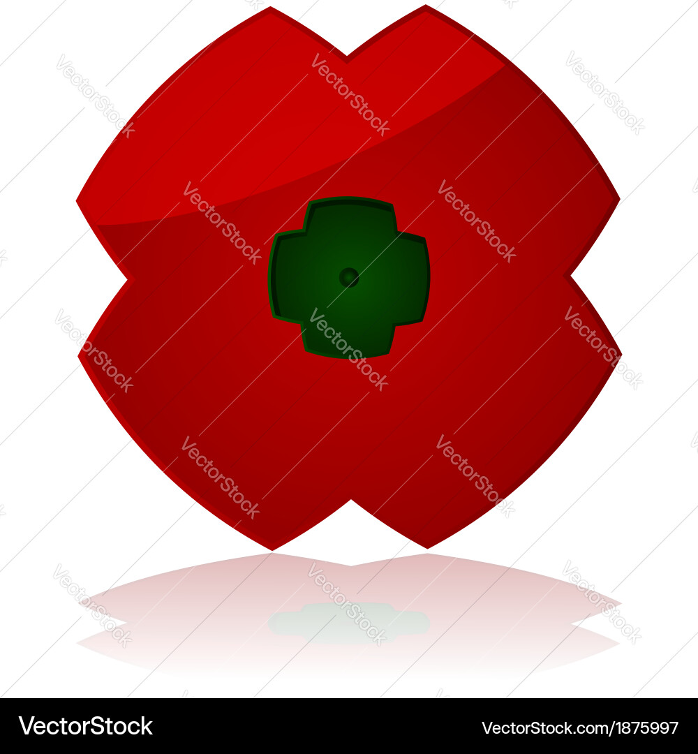 Poppy icon Royalty Free Vector Image - VectorStock