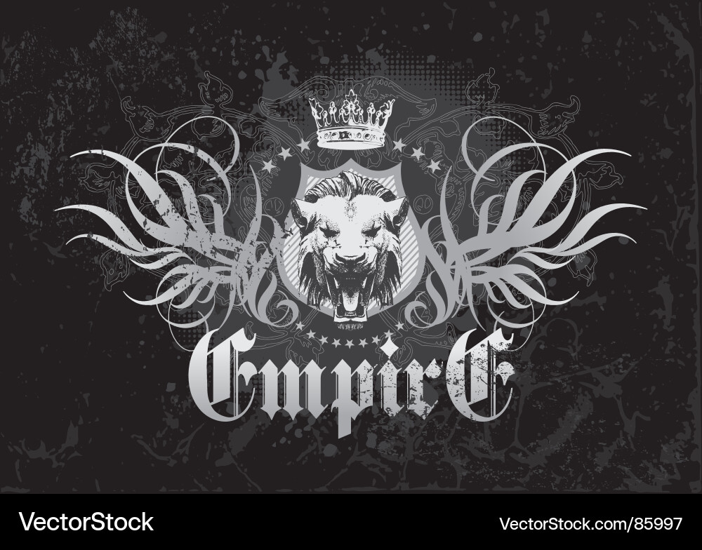 Royal Crest Royalty Free Vector Image - VectorStock