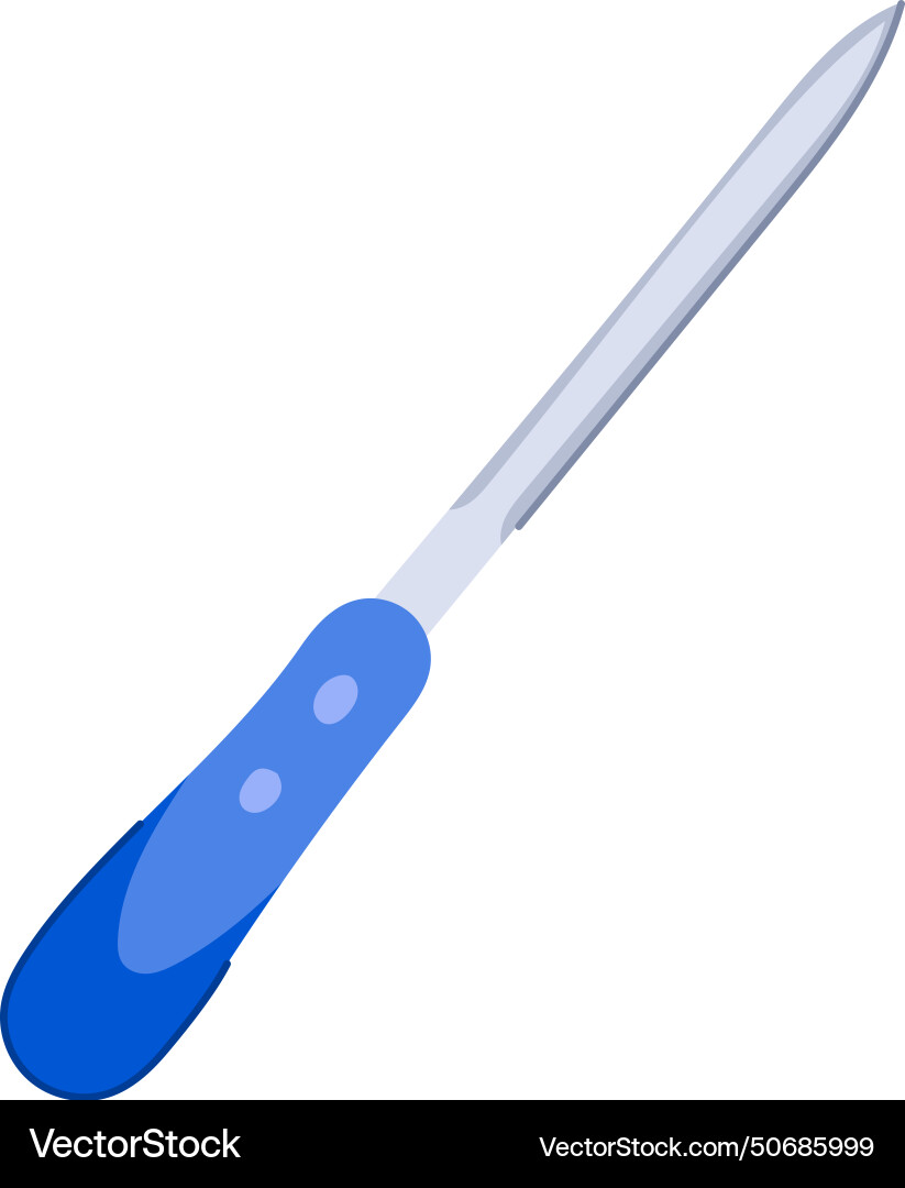 Mail letter opener cartoon Royalty Free Vector Image