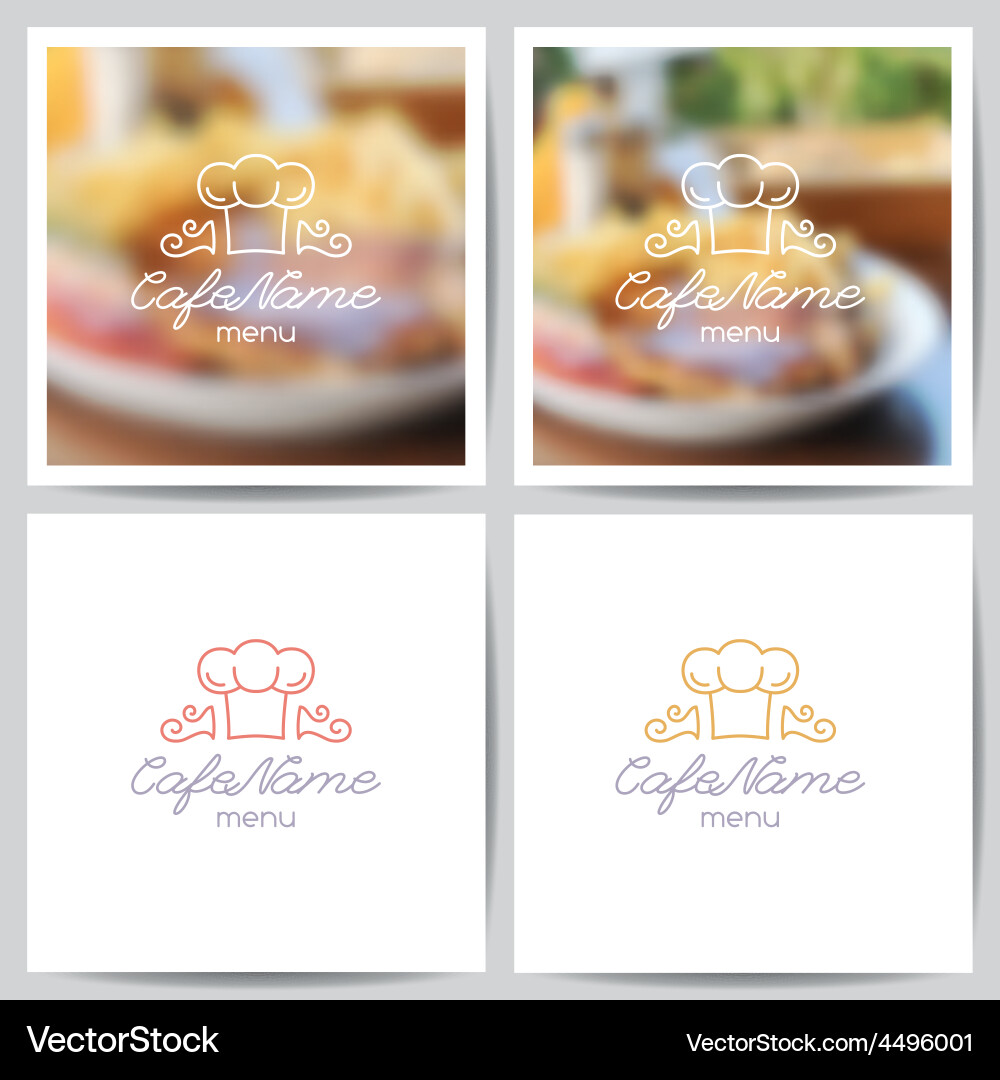Menu logo Royalty Free Vector Image - VectorStock