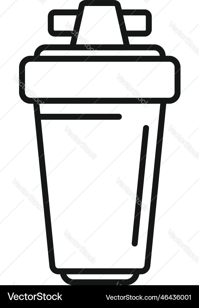 Tank filter icon outline water Royalty Free Vector Image