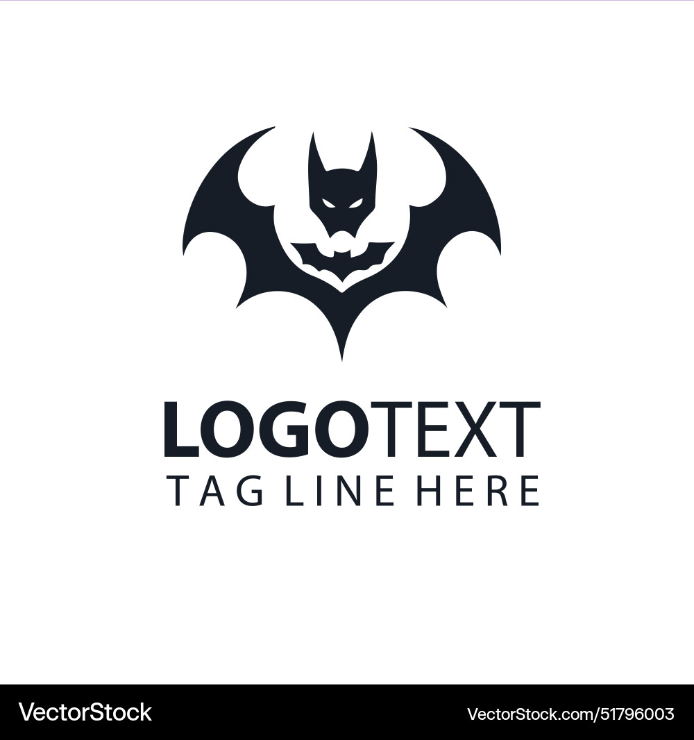 Bat logo Royalty Free Vector Image - VectorStock