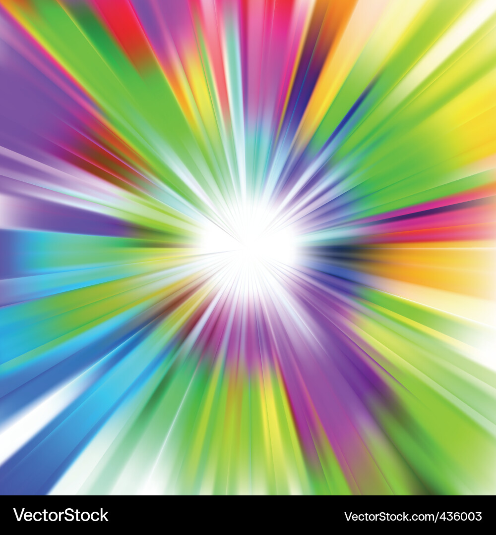 Vibrant Sunburst Explosion Royalty Free Vector Image