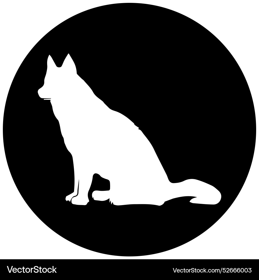 Wolf animal icon symbol design Royalty Free Vector Image