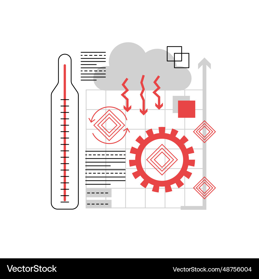 Medical thermometer instrument Royalty Free Vector Image