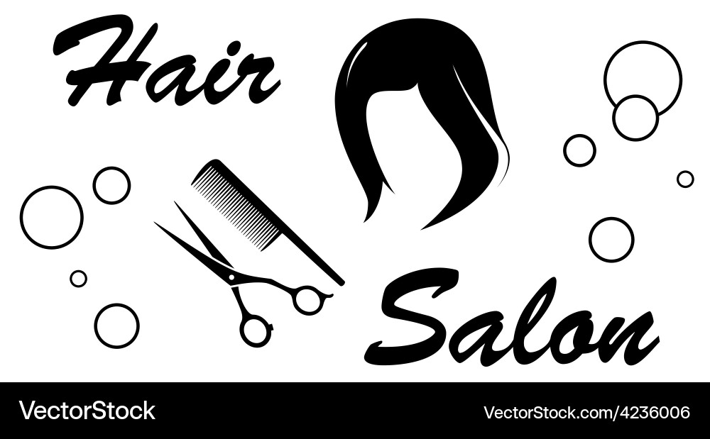 Hair Salon Icon Set Royalty Free Vector Image - VectorStock