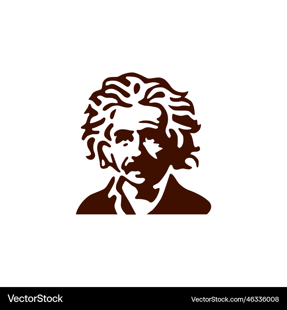 Albert einstein design image Royalty Free Vector Image