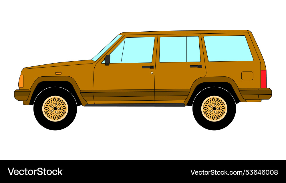 Jeep cherokee Royalty Free Vector Image - VectorStock