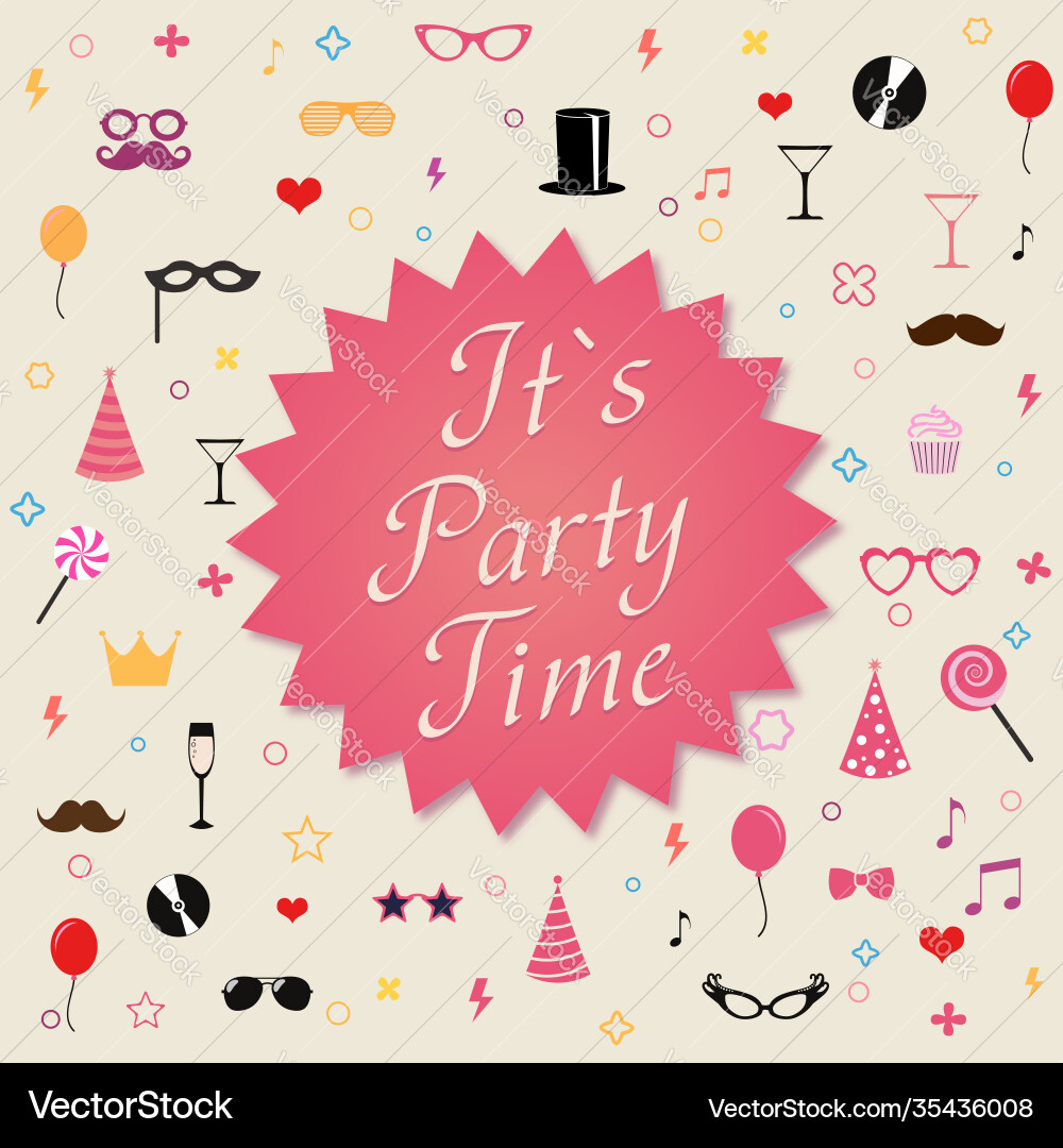 Party flyer background perfect templates Vector Image