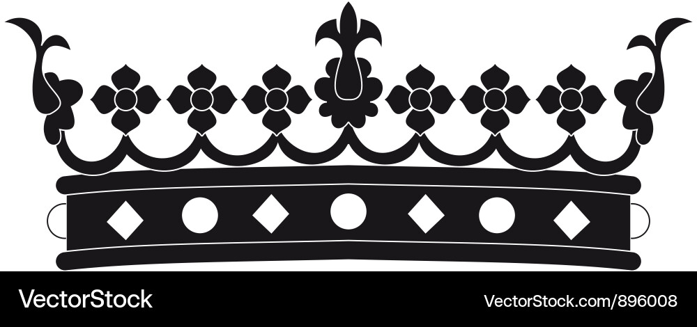 Royal crown Royalty Free Vector Image - VectorStock
