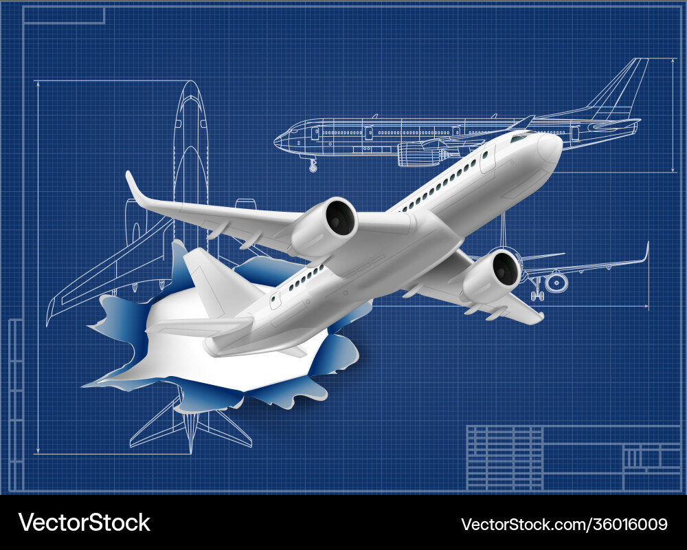Aircraft Blueprints Vector Images (over 820)