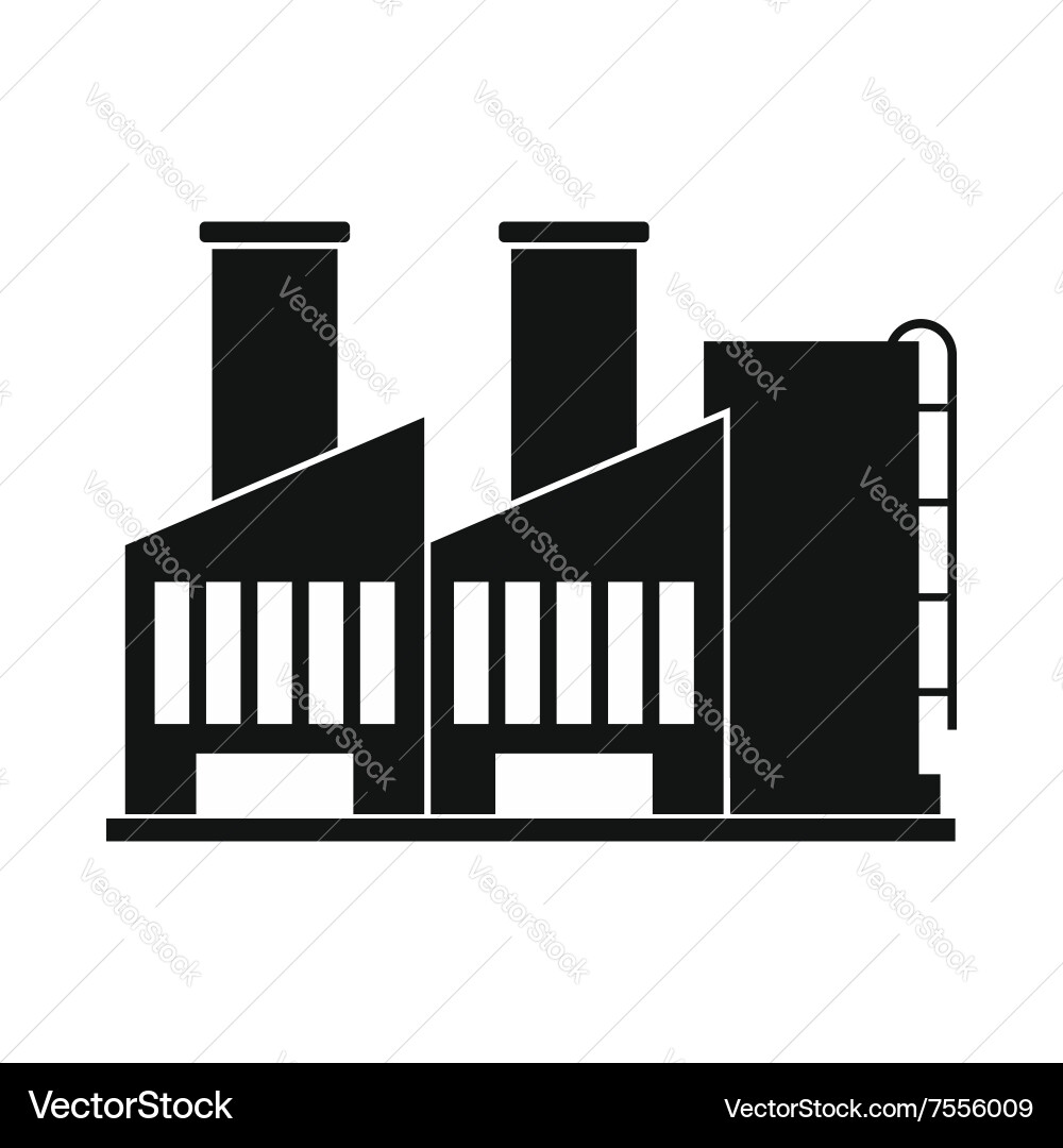 Industrial Building Icon Industrial Building Factory Set Icons In Flat