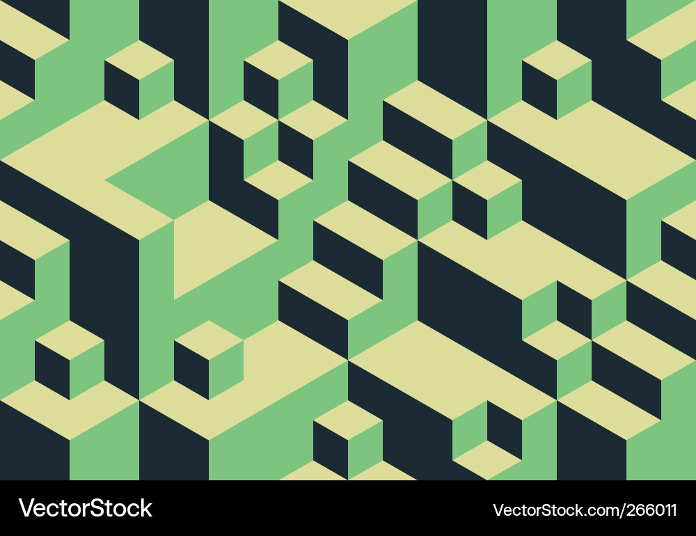 Cubic background Royalty Free Vector Image - VectorStock