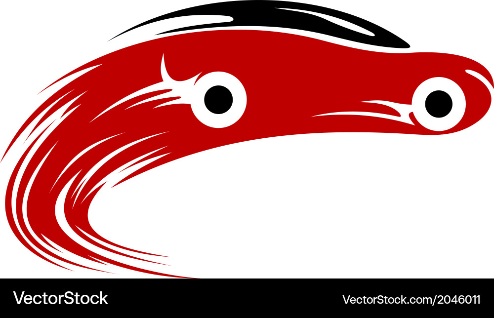 Fast racing car Royalty Free Vector Image - VectorStock