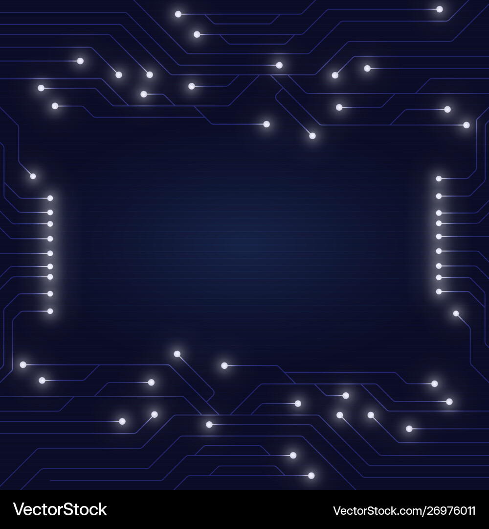 High tech technology geometric Royalty Free Vector Image