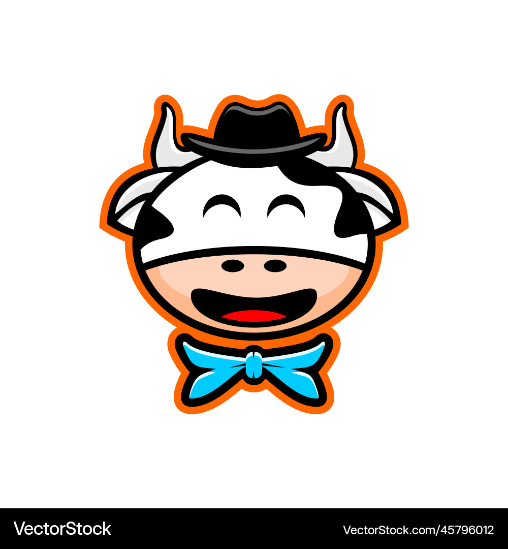 Cow Royalty Free Vector Image - VectorStock
