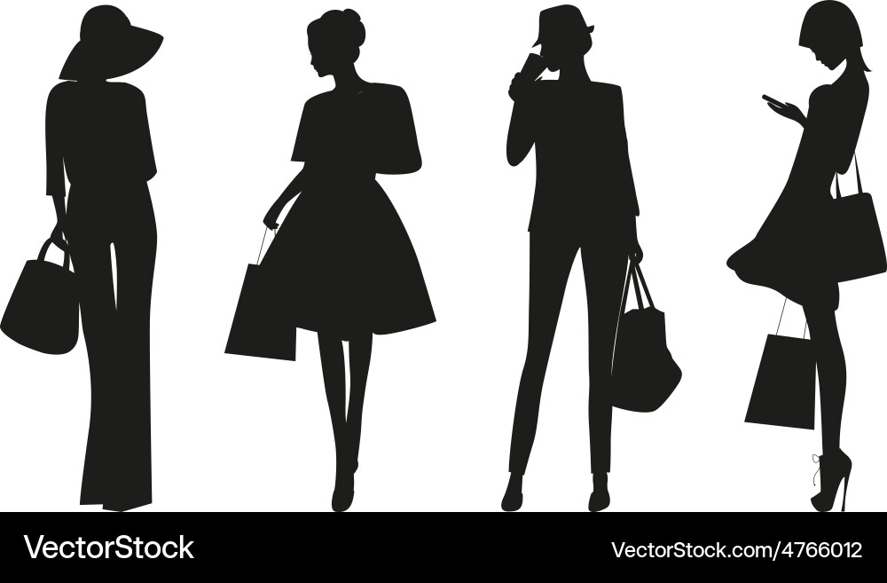 Fashion women Royalty Free Vector Image - VectorStock