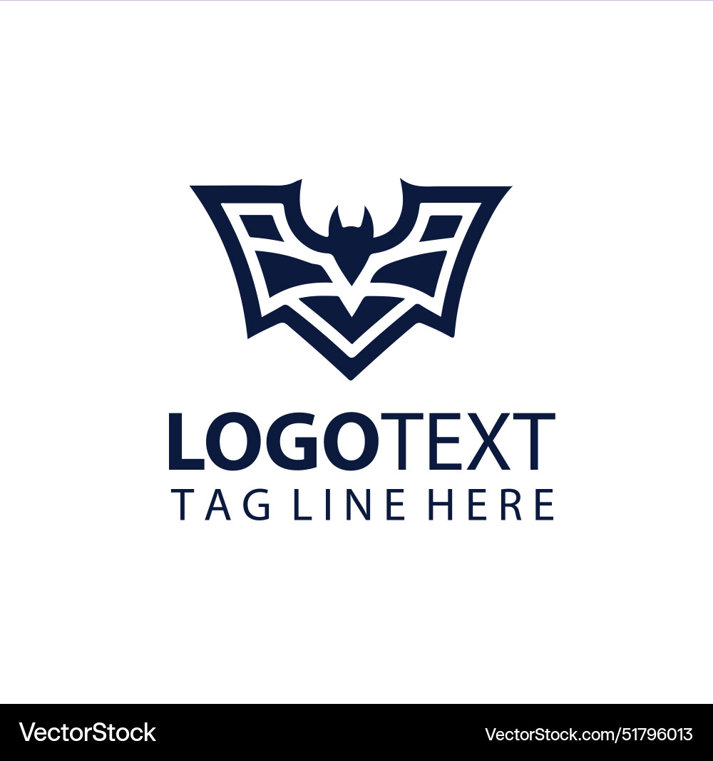 Bat logo Royalty Free Vector Image - VectorStock