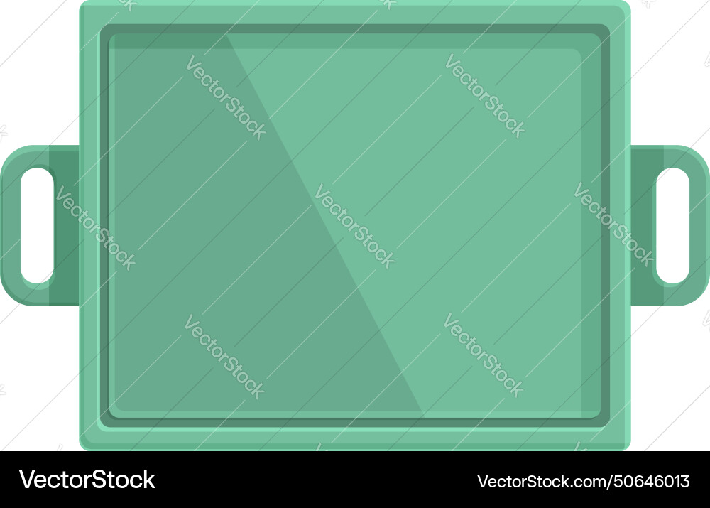 Food tray icon cartoon object design Royalty Free Vector