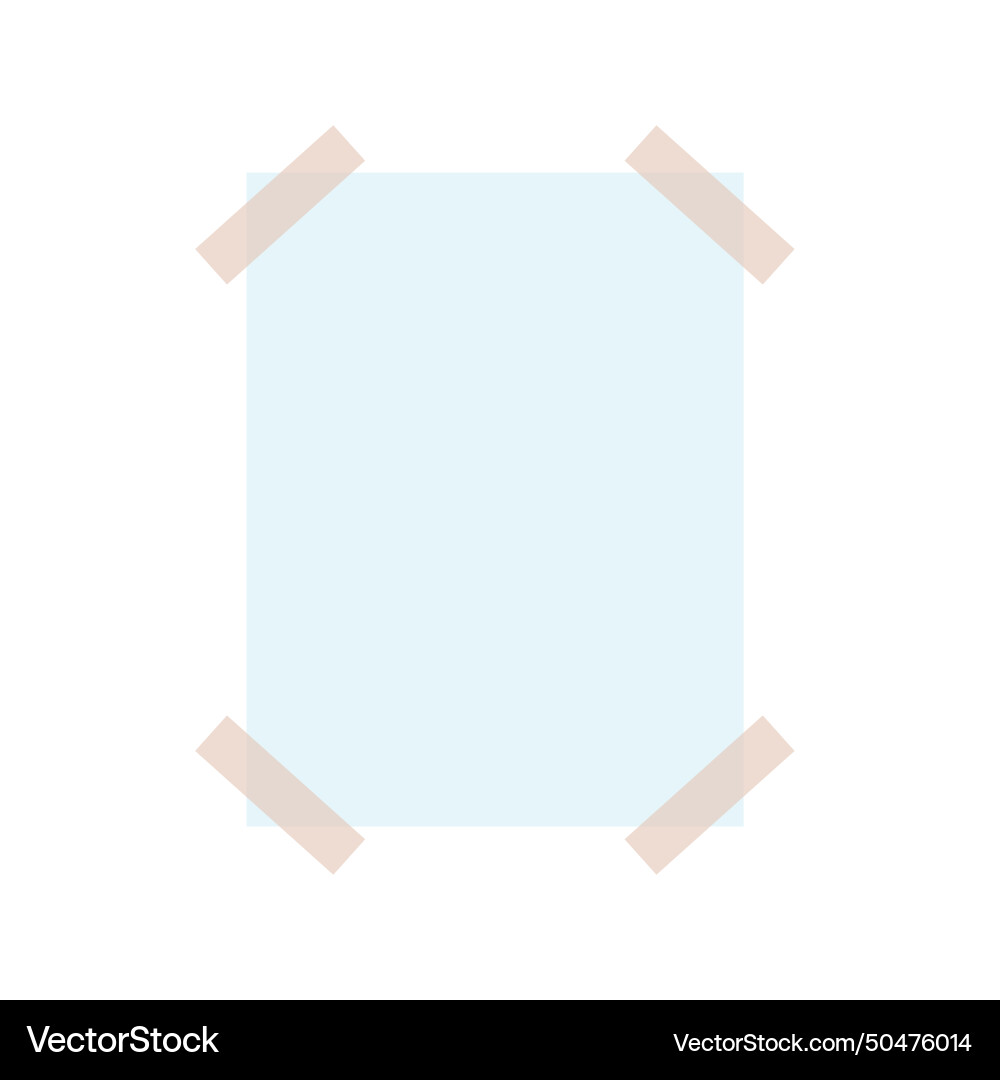 Blank paper notes element design template Vector Image