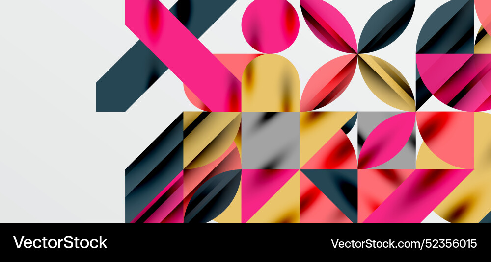 Geometric neo patterns abstract background Vector Image