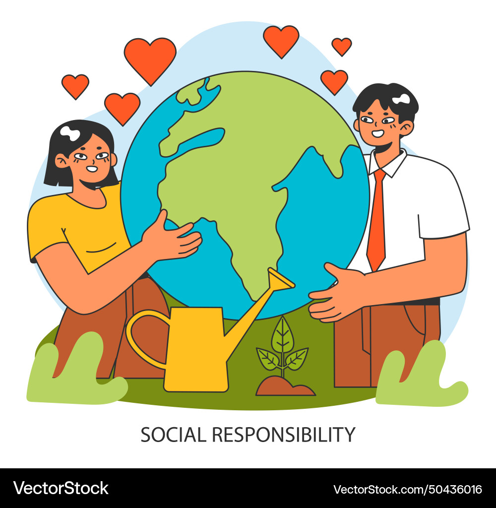Conscious or ethical living set sustainable Vector Image
