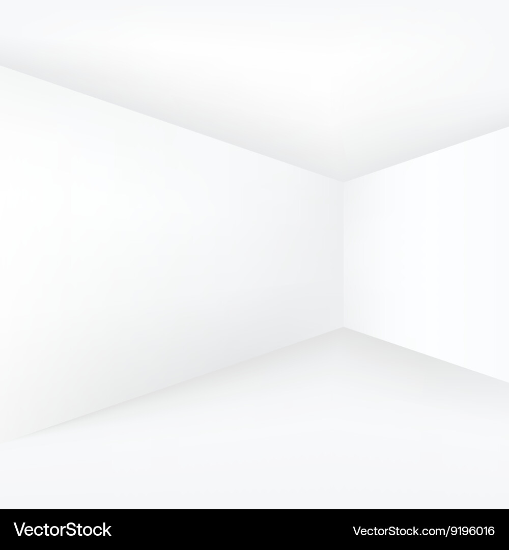 Empty corner in the room Royalty Free Vector Image