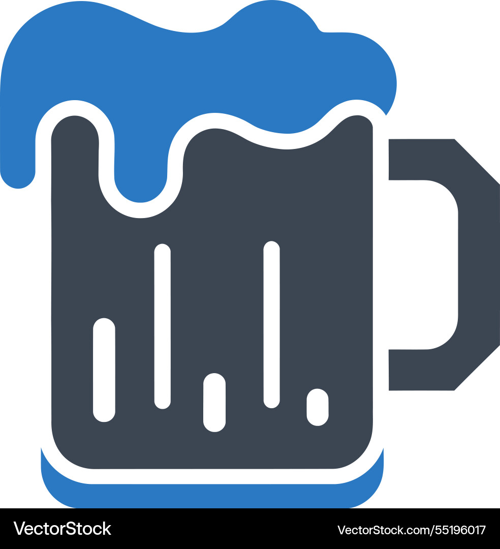 Beer mug icon Royalty Free Vector Image - VectorStock