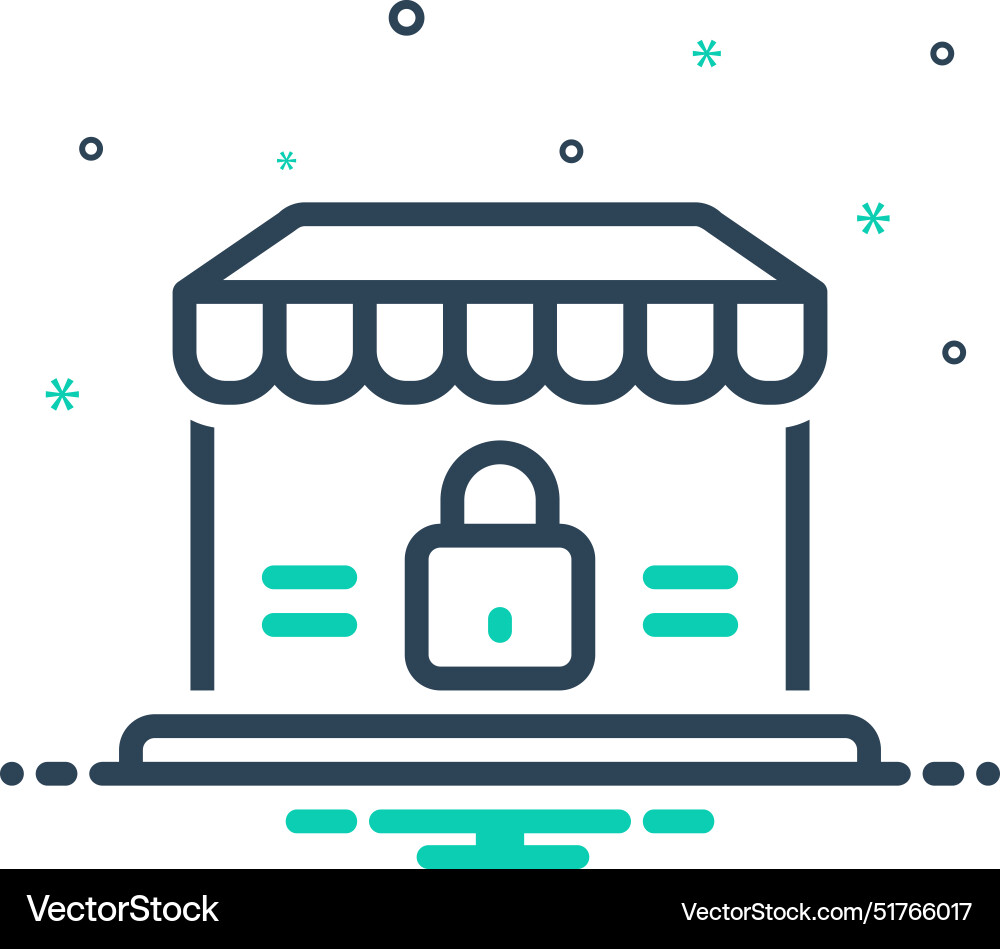 Closed Royalty Free Vector Image - VectorStock