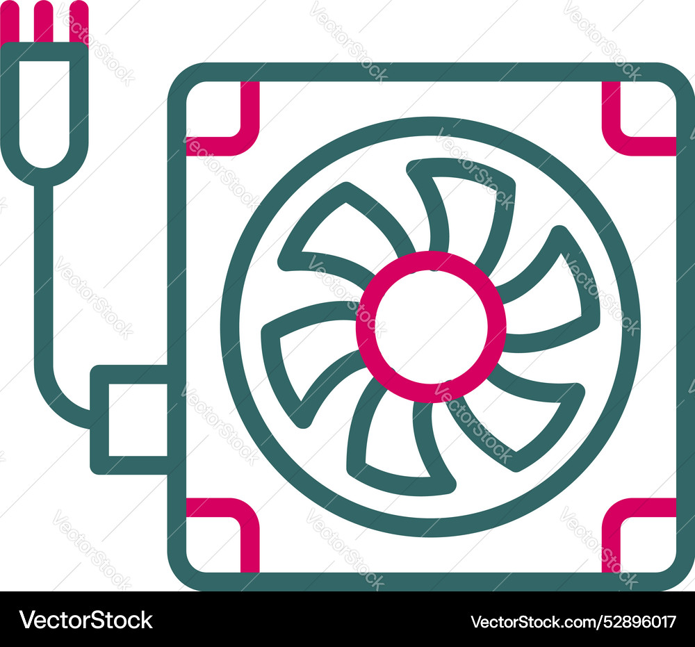 Fan icon design Royalty Free Vector Image - VectorStock