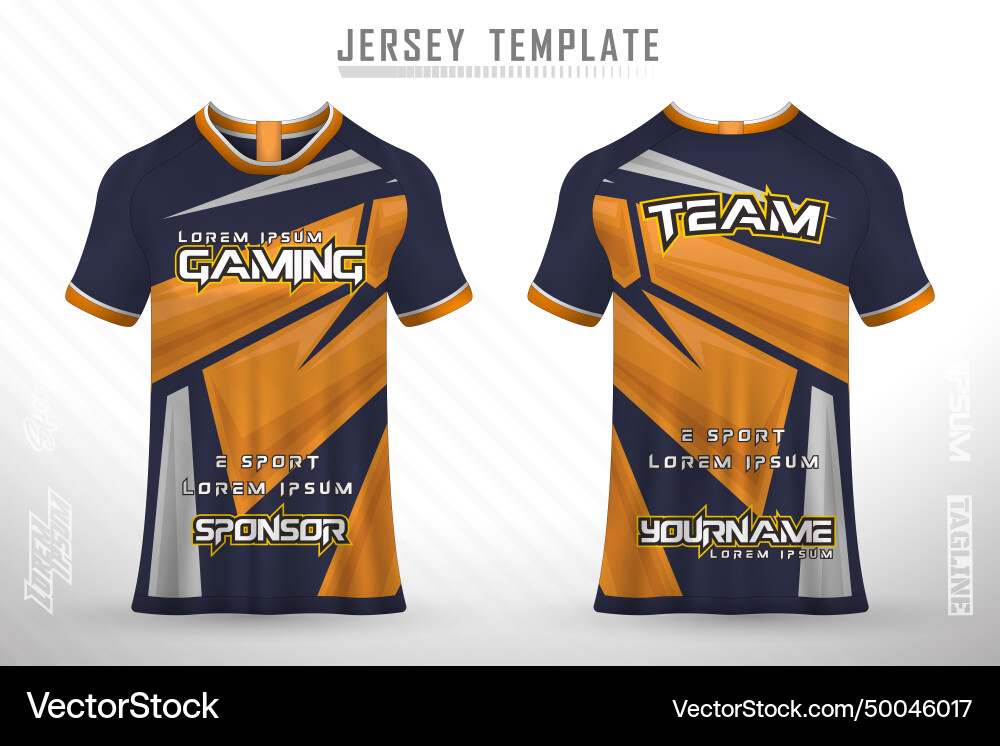 Front back t shirt design Royalty Free Vector Image