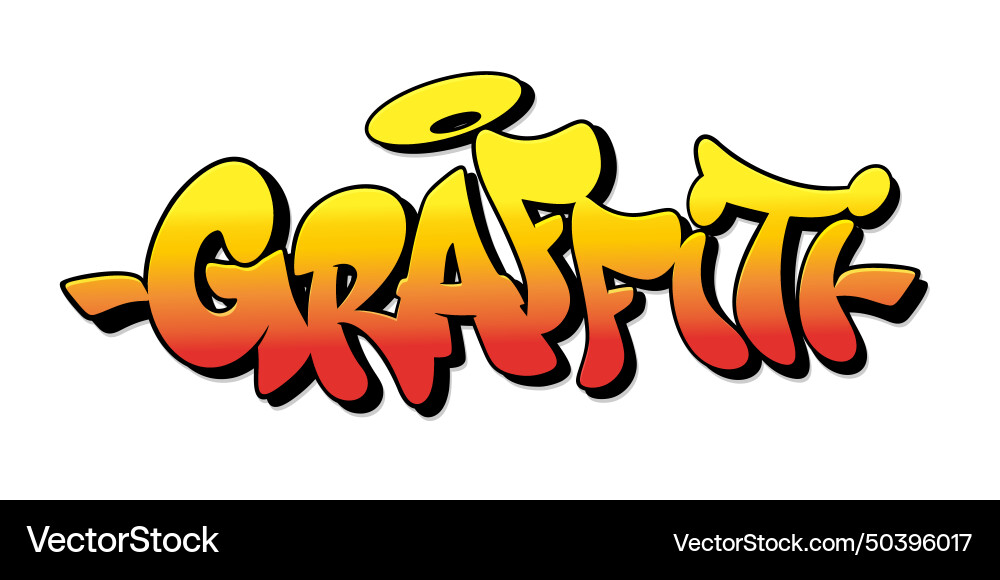 Graffiti font in style Royalty Free Vector Image