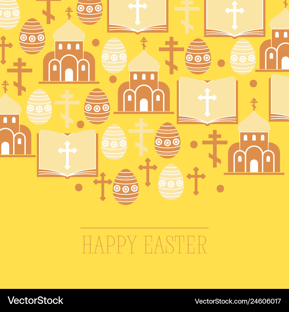 Religion pattern catholic church Royalty Free Vector Image