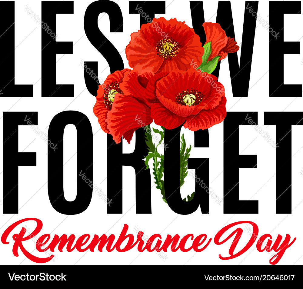 Remembrance day poppy icons Royalty Free Vector Image