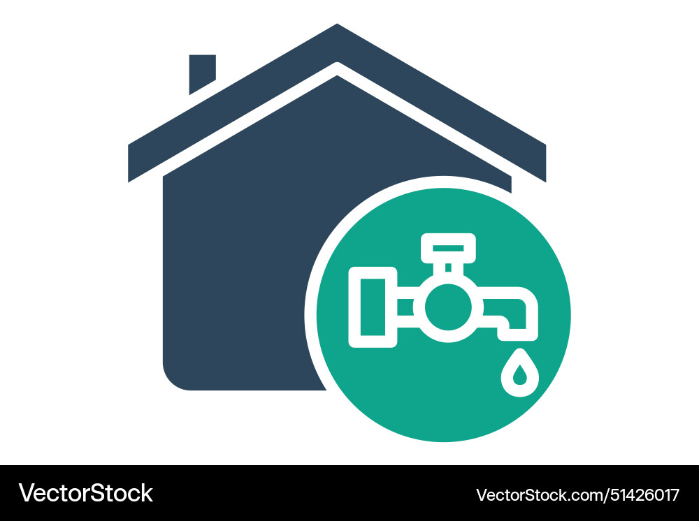Water supply icon Royalty Free Vector Image - VectorStock