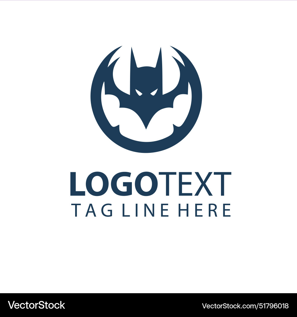 Bat logo Royalty Free Vector Image - VectorStock