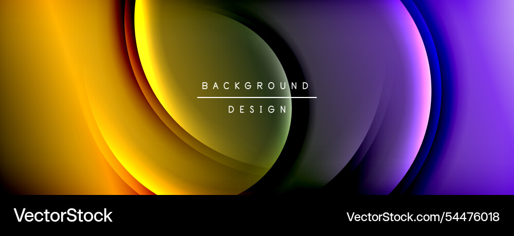Bright rainbow style color gradient with curve Vector Image