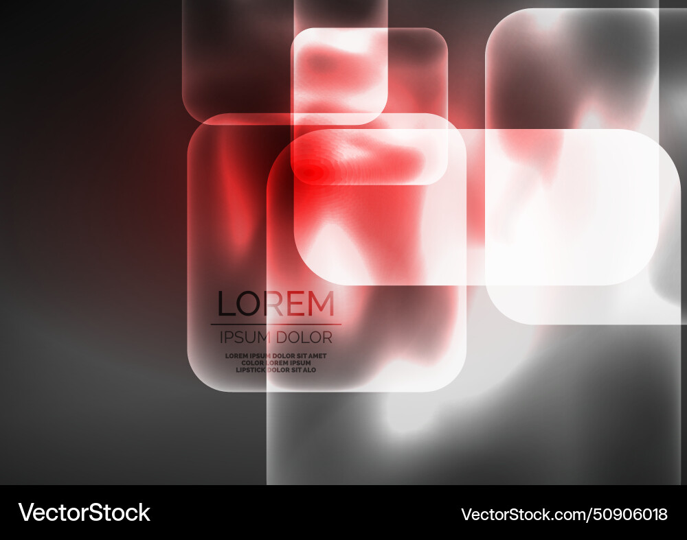 Trendy square blurred color abstract background Vector Image