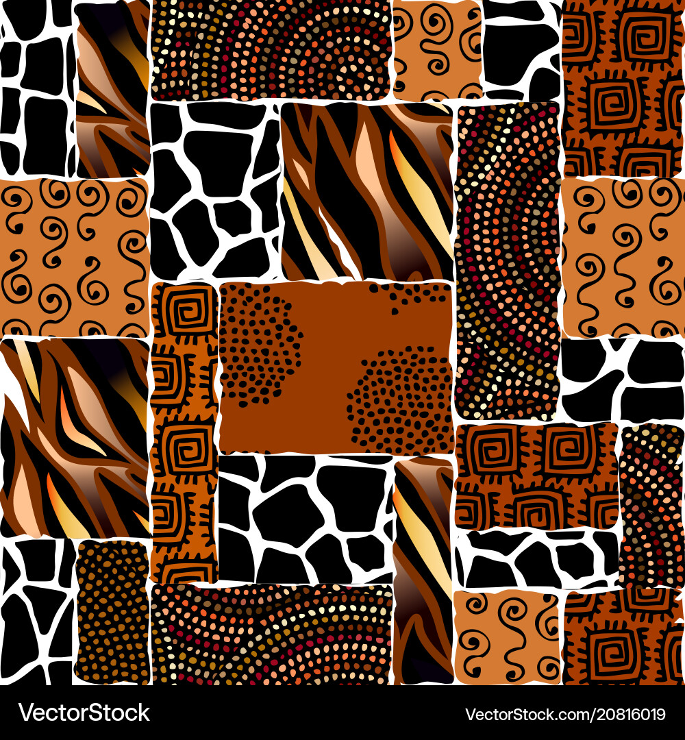 Ethnic seamless pattern in african style Vector Image