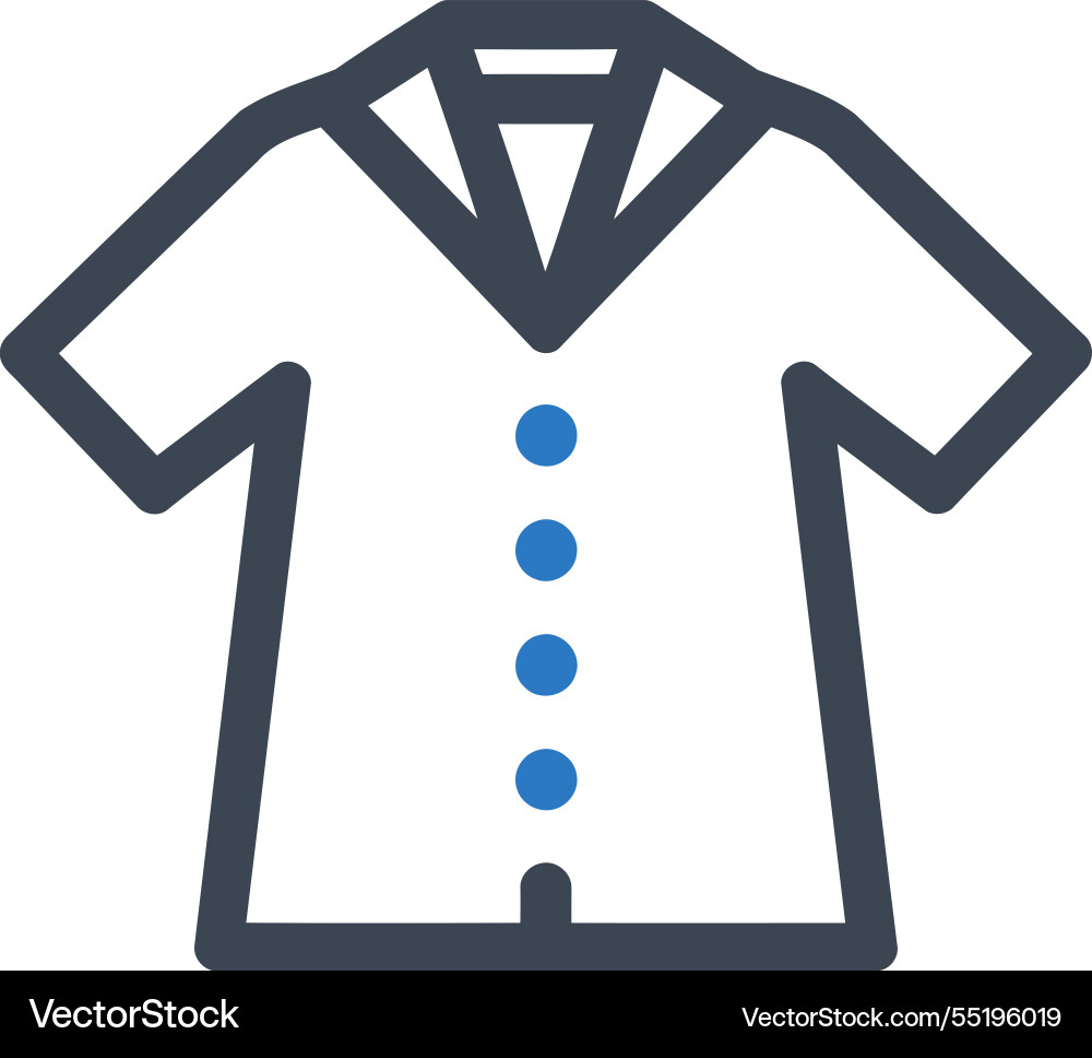 Formal shirt icon Royalty Free Vector Image - VectorStock