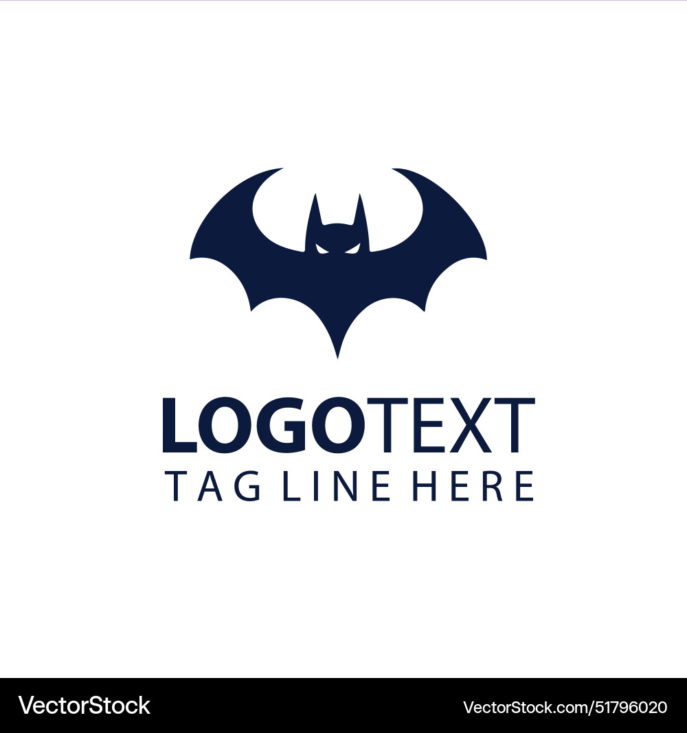 Bat logo Royalty Free Vector Image - VectorStock