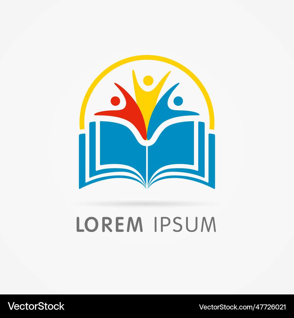 Education Book Logo Vector Learning Vector Read Book Logo For