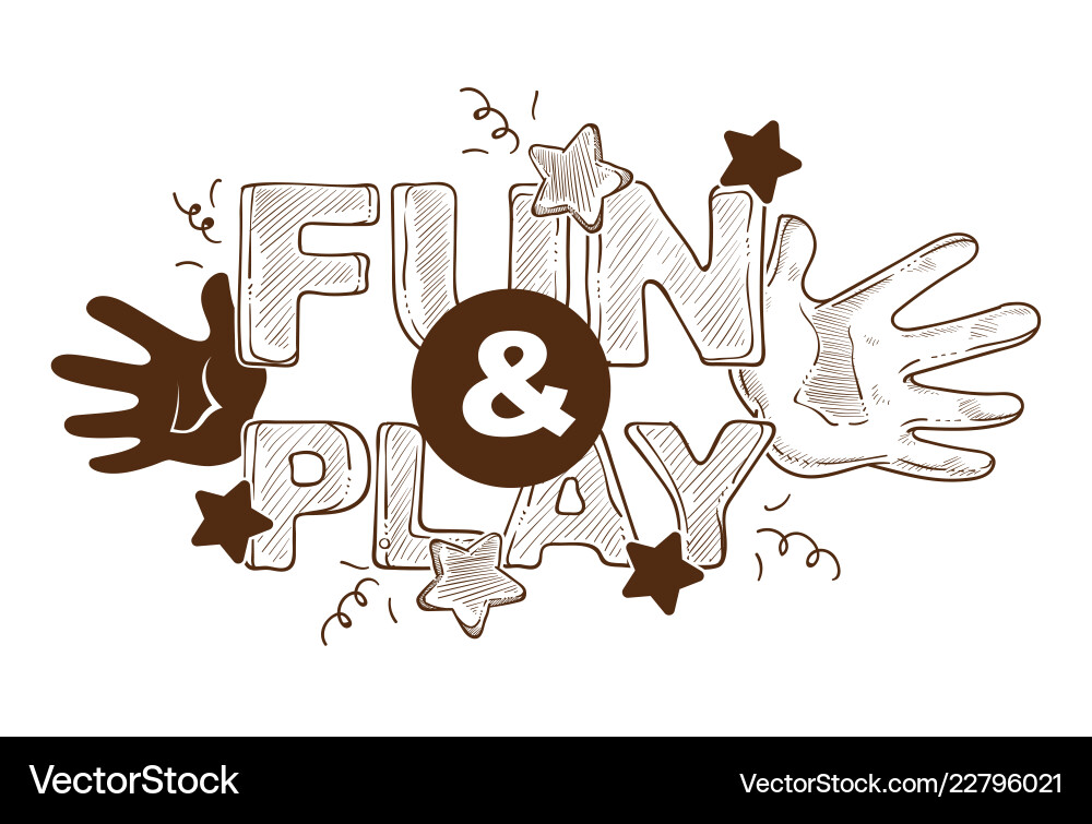 Playful Kids Activity Banner Royalty Free Vector Image
