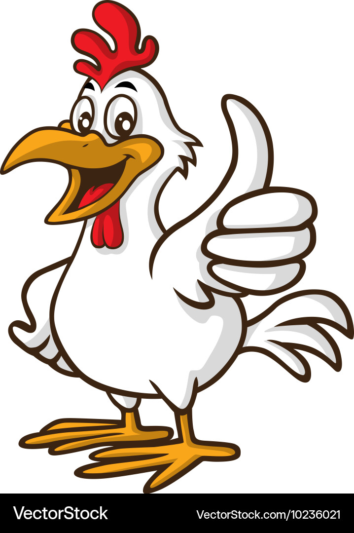 Rooster cartoon Royalty Free Vector Image - VectorStock